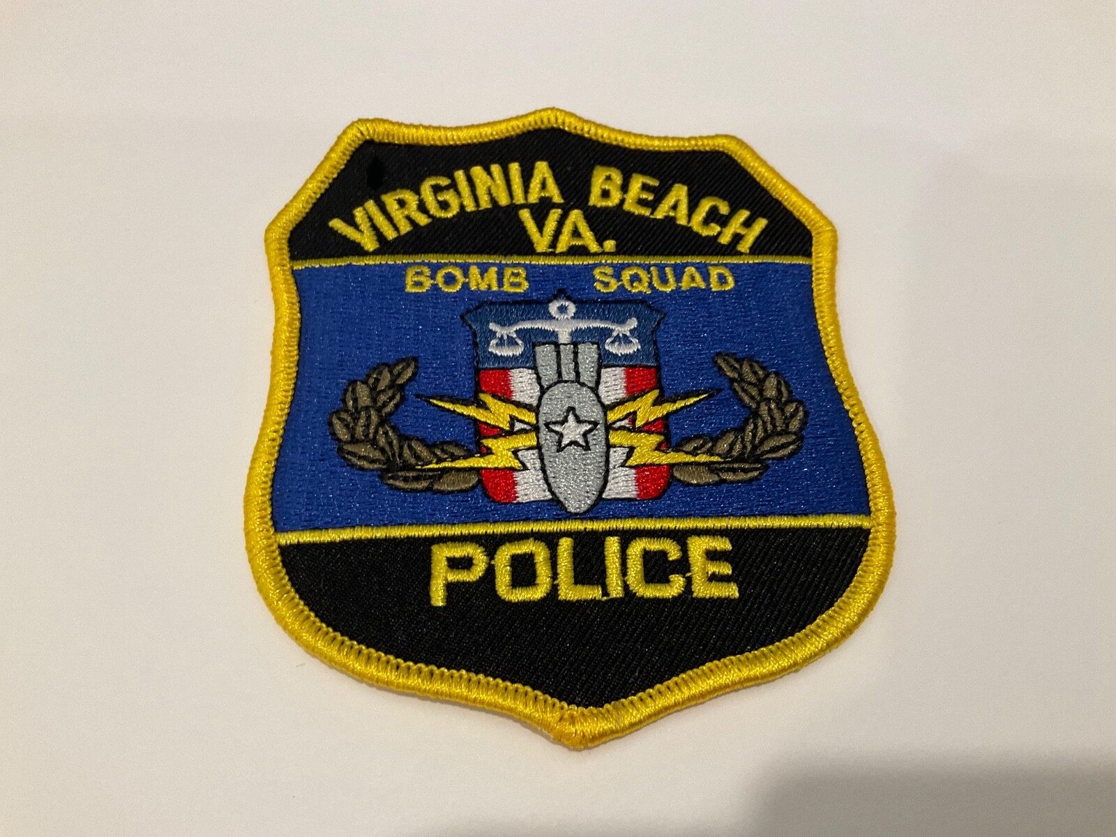 Bomb Squad EOD Virginia Bech Police State VA Full Color New | eBay