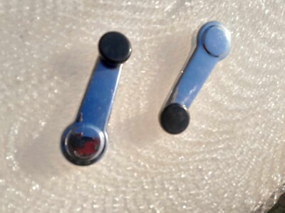 RARE windows Crank Chrome Pair handles Honda Civic ED7 CRX ED9 SI OEM ...
