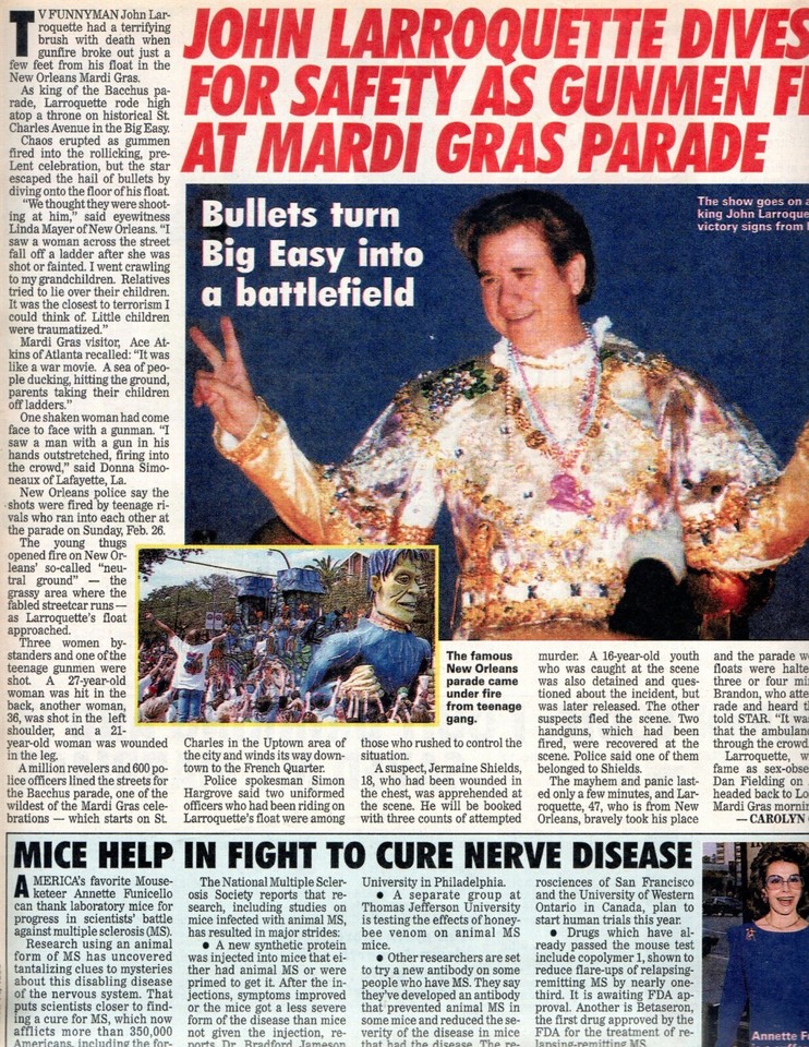 STAR March 14 1995 Nicole Simpson Fran Drescher Greg Louganis Janet ...
