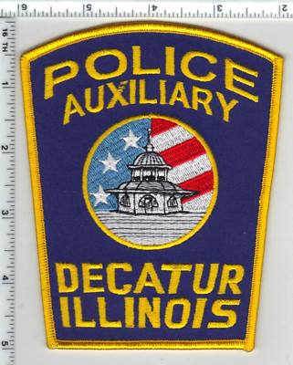 Decatur Police (Illinois) 1st Issue Auxiliary Shoulder Patch | eBay