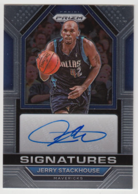 2022-23 Panini Prizm Dallas Mavericks Jerry Stackhouse Signatures Auto ...