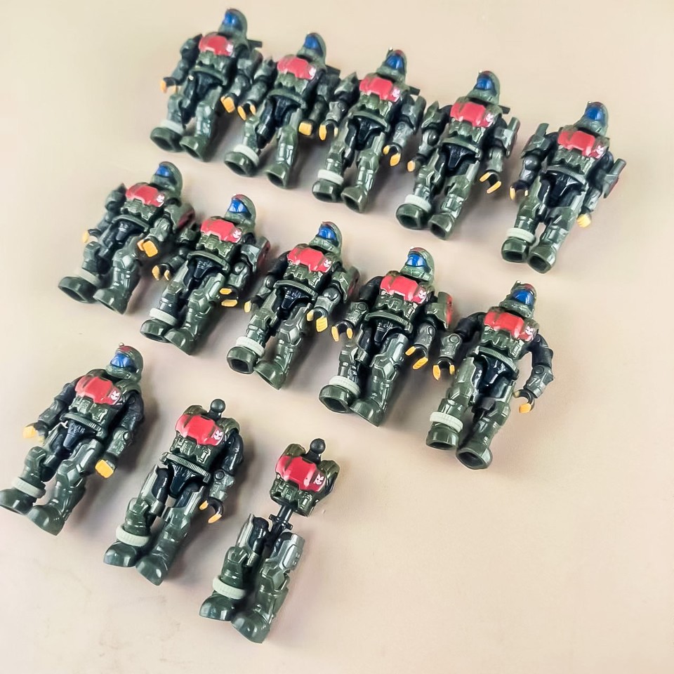 Lot MEGA Halo Construx Infinite Unsc MICKEY ODST 20th Crespo Micro ...