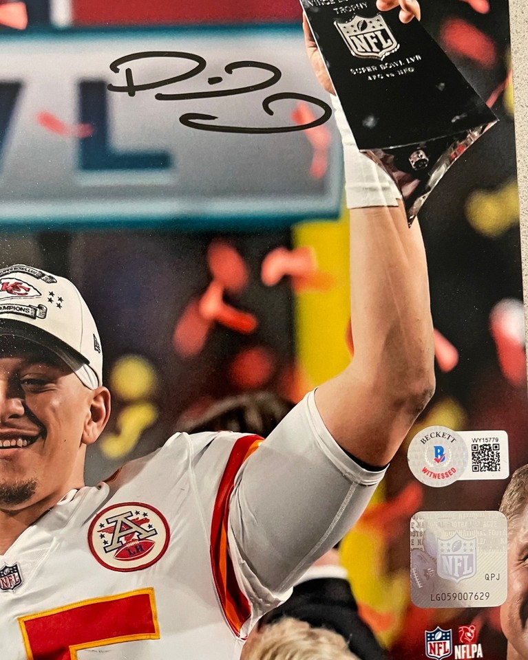 Patrick Mahomes Signed autographed Kansas City Chiefs 8x10 Photo w ...