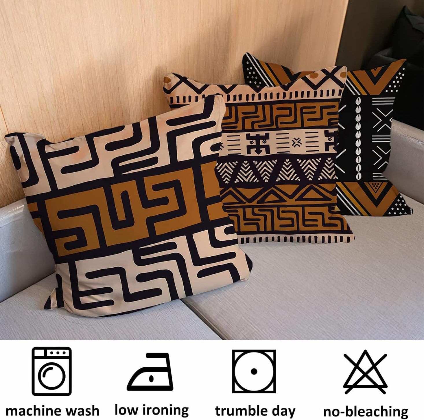 Western Native American Throw Pillow Covers 18X18 Southwestern Boho ...
