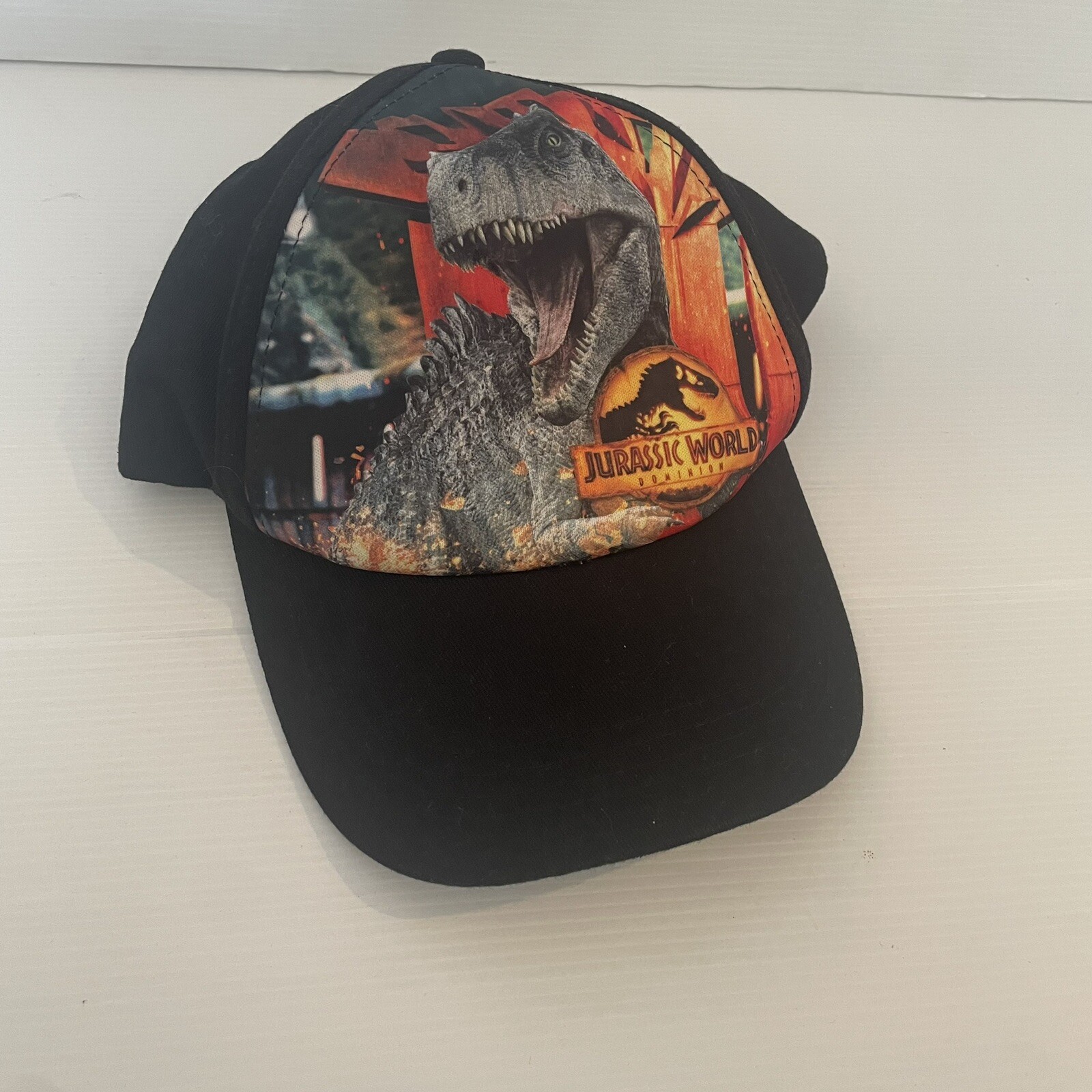 Jurassic World Dominion 3D Print T-Rex Cap Hat Black … - Gem