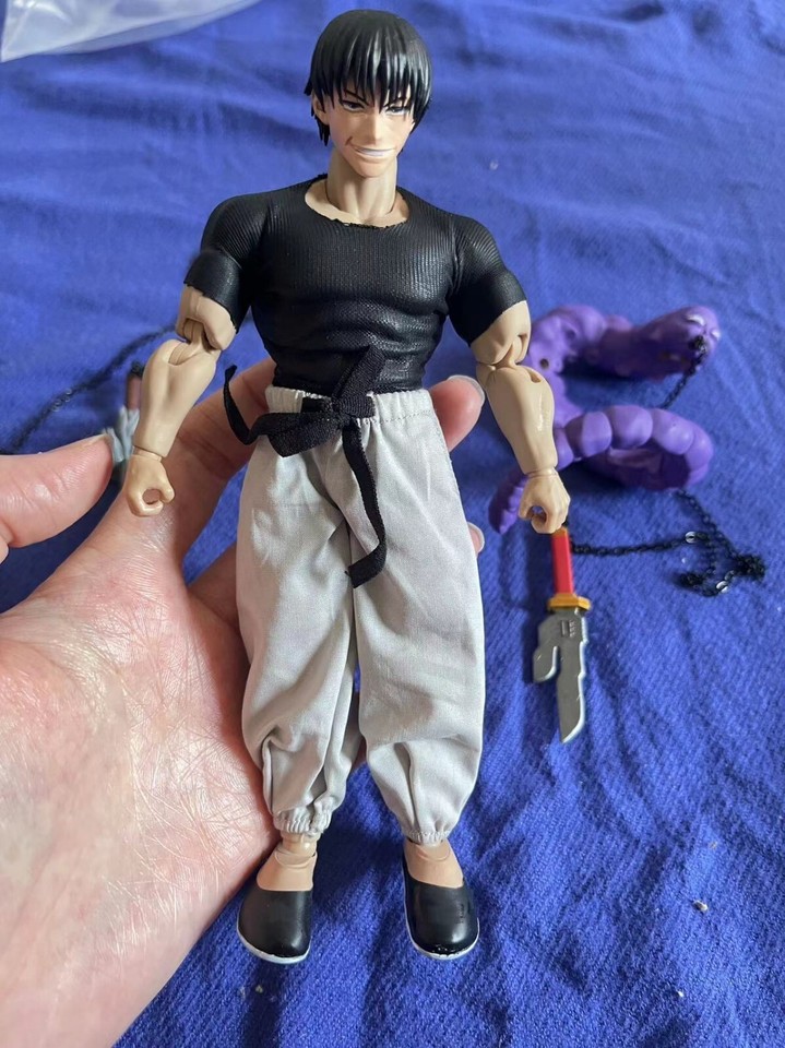 custom Jujutsu Kaisen Fushiguro Toji Action Figure shf （Black eyes） | eBay
