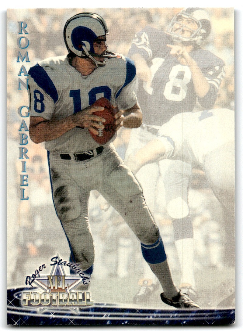 1994 TED WILLIAMS ROGER STAUBACH'S NFL ROMAN GABRIEL LOS ANGELES RAMS ...