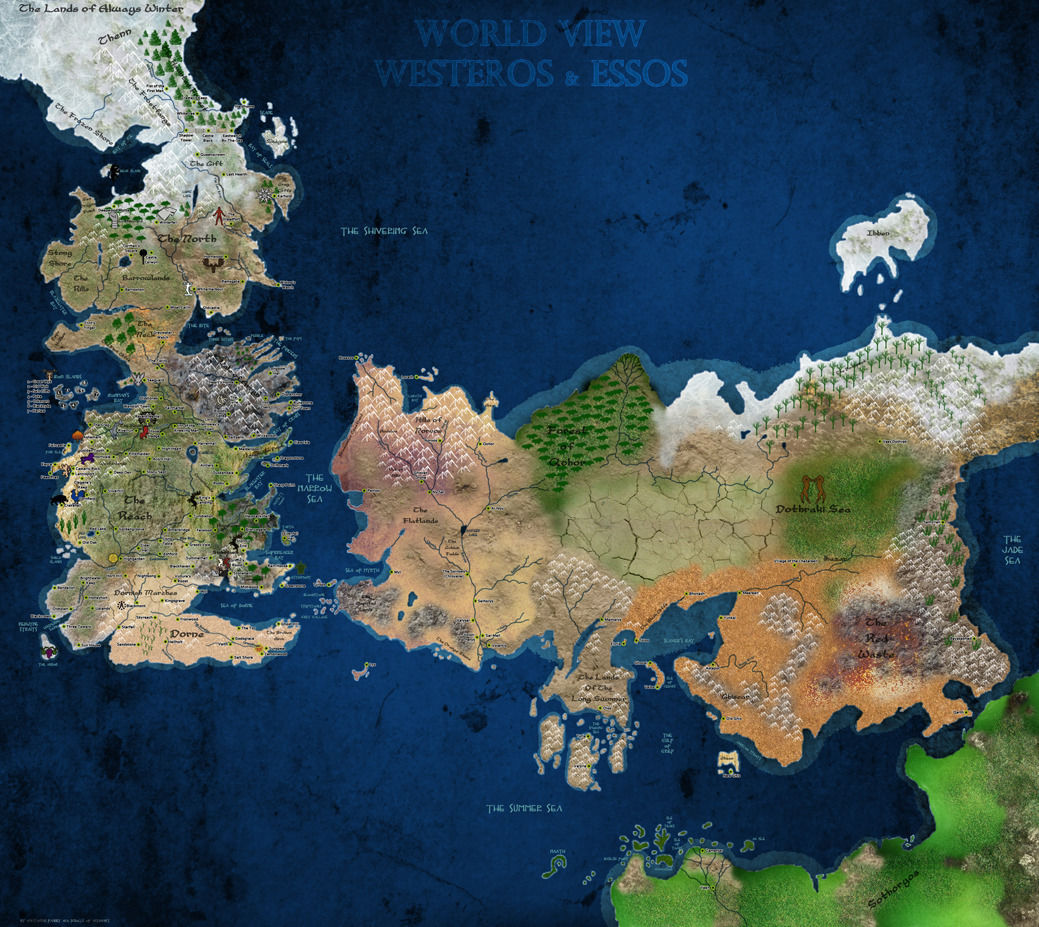 Essos Detailed Map