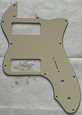 Custom For Telecaster '72 Thinline P90 Guitar Pickguard Vintage Yellow ...