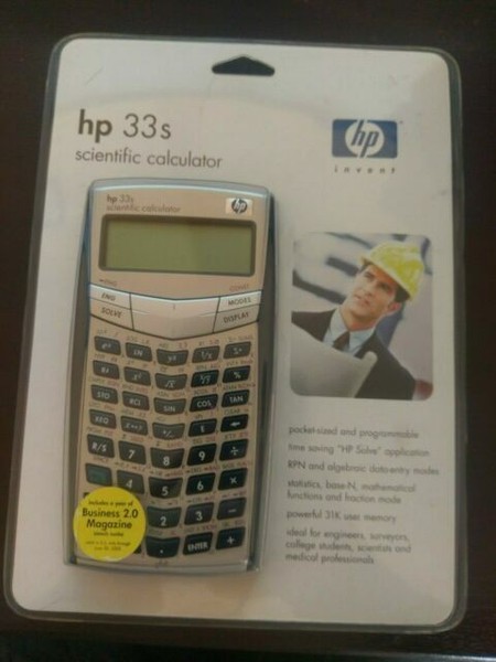 Hewlett Packard HP 33s Scientific Calculator Batteries for sale online ...