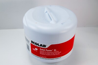 Ecolab Solid Power XL Dish Machine Detergent Capsule 9Lb 6100185 | eBay