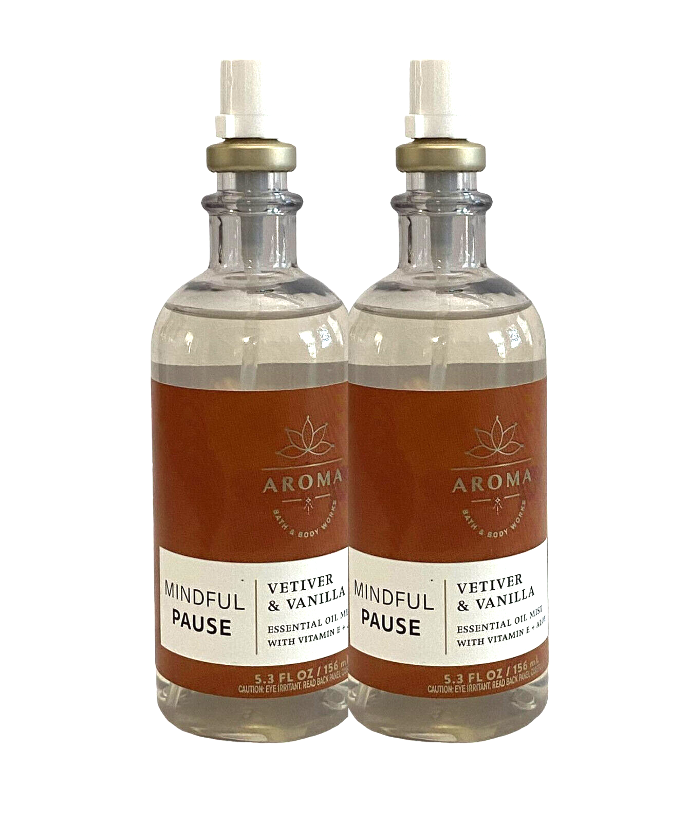 2 BATH & BODY WORKS AROMA MINDFUL PAUSE VETIVER & VANILLA ESSENTIAL OIL MIST NEW | eBay