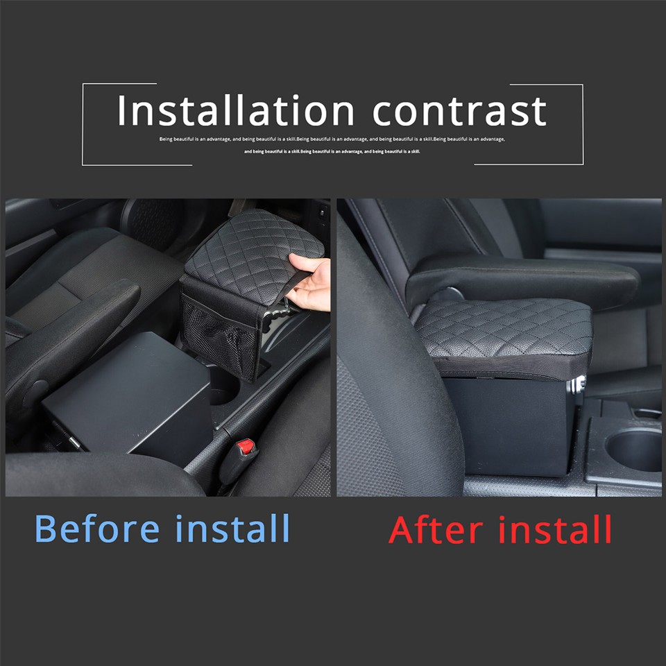 Center Console Armrest Safe Storage Box w Lock For Toyota FJ Cruiser 07 ...