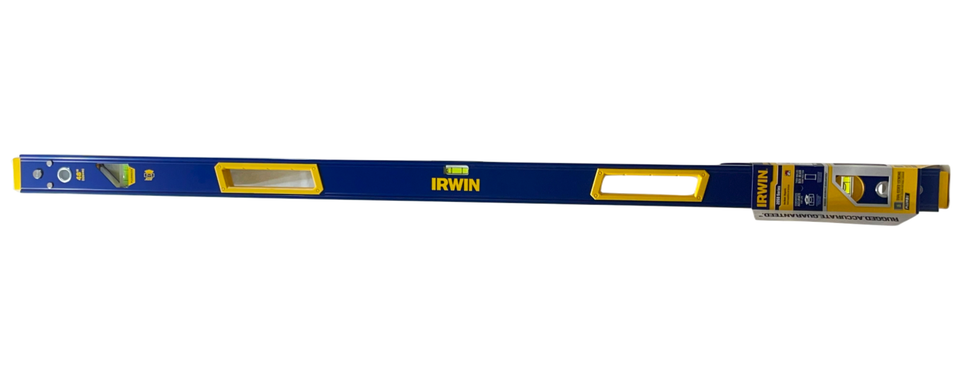 Irwin Level Box Beam Series 2050 Dual-Sided Viewing 48" Blue Yellow ...