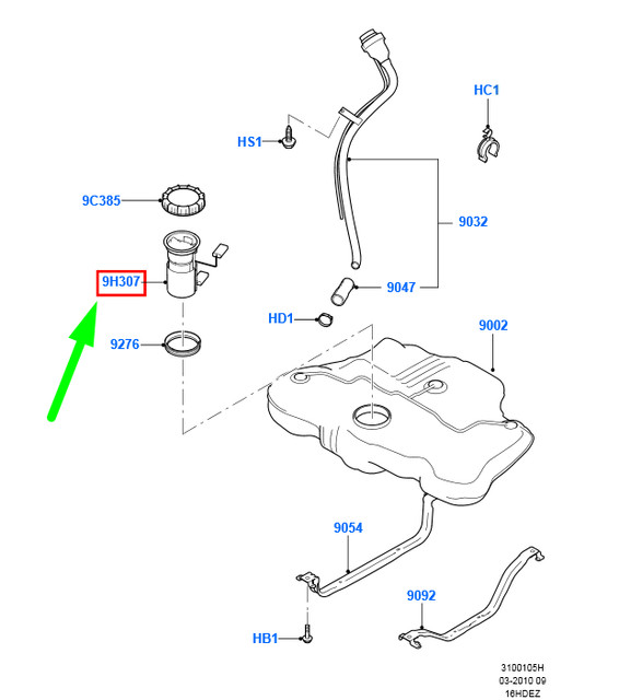 1506989 Ford Sender and pump assy 1506989 Genuine OEM Part for sale ...
