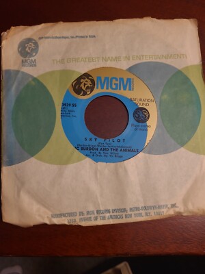 Eric Burdon & The Animals – Sky Pilot 1968 MGM K13939 55 | eBay