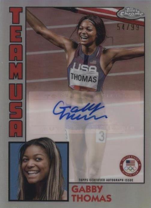 2024 Topps Chrome U.S. Olympic & Paralympic Team and Hopefuls - 1984 ...