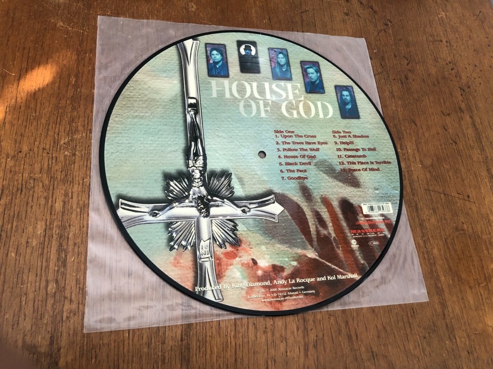 KING DIAMOND House Of God 12" PICTURE DISC Vinyl LP 2000 Mercyful Fate ...
