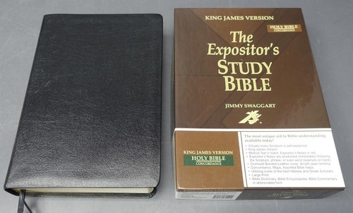 The Expositor's Study Bible Jimmy Swaggart KJV Black Leather NEW | eBay