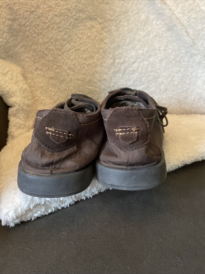 Sanuk TKO Mens Size 9 Brown Canvas Sneakers Lace Up Shoes Gum Sole | eBay
