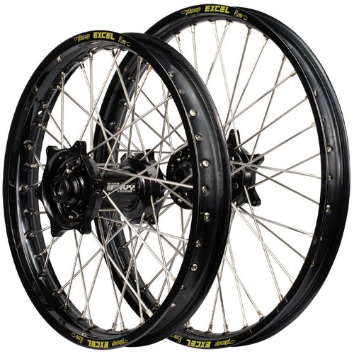 KTM 150 SX 2025 Envy / Excel SNR Flat Track Wheel Set 19/19 Black Rims ...