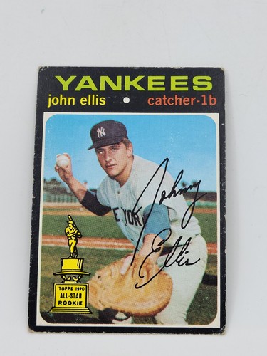 1971 Topps John Ellis #263 New York Yankees Baseball Card | eBay