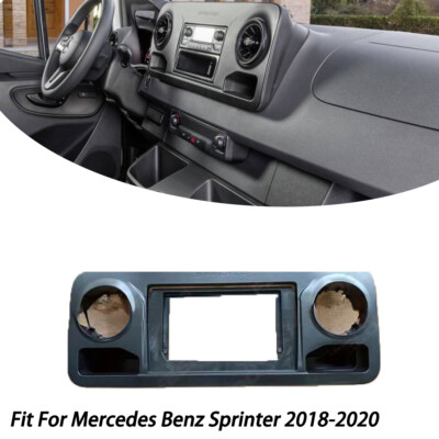 New Fascia Stereo Radio Bezel Panel Frame Trim For Mercedes Benz ...