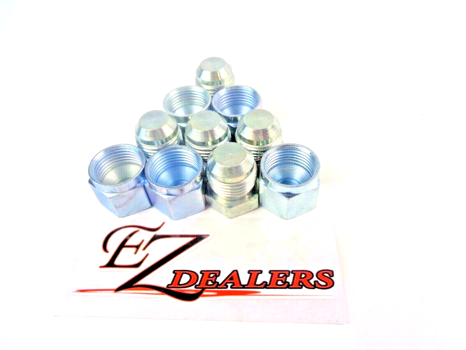 Hydraulic 5/8" JIC STEEL PLUGS & CAPS -10 AN, fittings 5 SETS (10 PCS ...