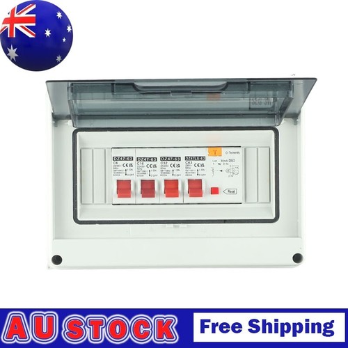 3 Way Garage Shed Camper Van Caravan Consumer Unit Fuse-Box With-RCD ...