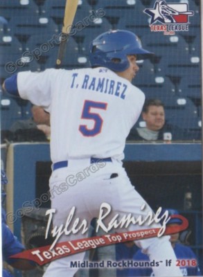 2018 Texas League Top Prospects Tyler Ramirez RC Rookie Oakland ...