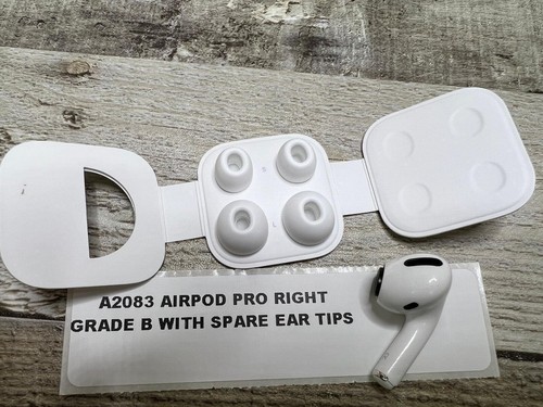 Apple AirPods Pro 1st GEN Replacement Earbud (Right) A2083 Grade B w ...