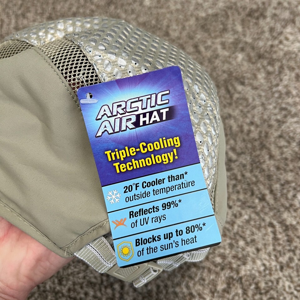 Arctic Air Tech Hat Cooling Running Hiking Adjustable Beige | eBay UK