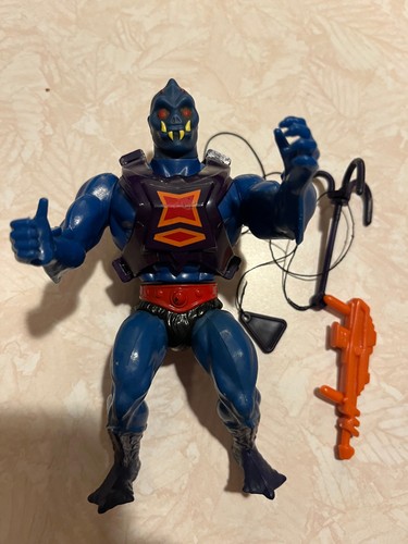 Vintage MOTU Masters of the Universe Webstor Figure COMPLETE w/ comic ...