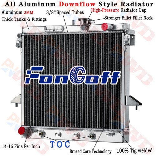Aluminum 3 Row Radiator For 2006-12 Chevy Colorado/GMC Canyon/ Hummer ...