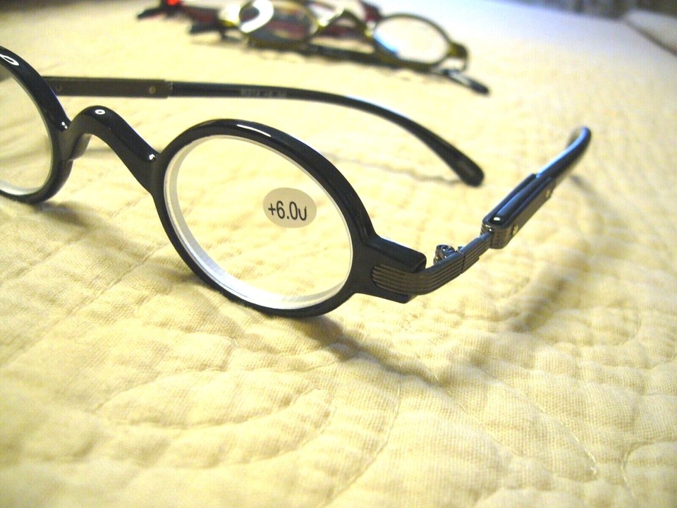 Men's Reading Glasses 1.00 ~ 6.00 Small Roundish John Lennon Reading ...