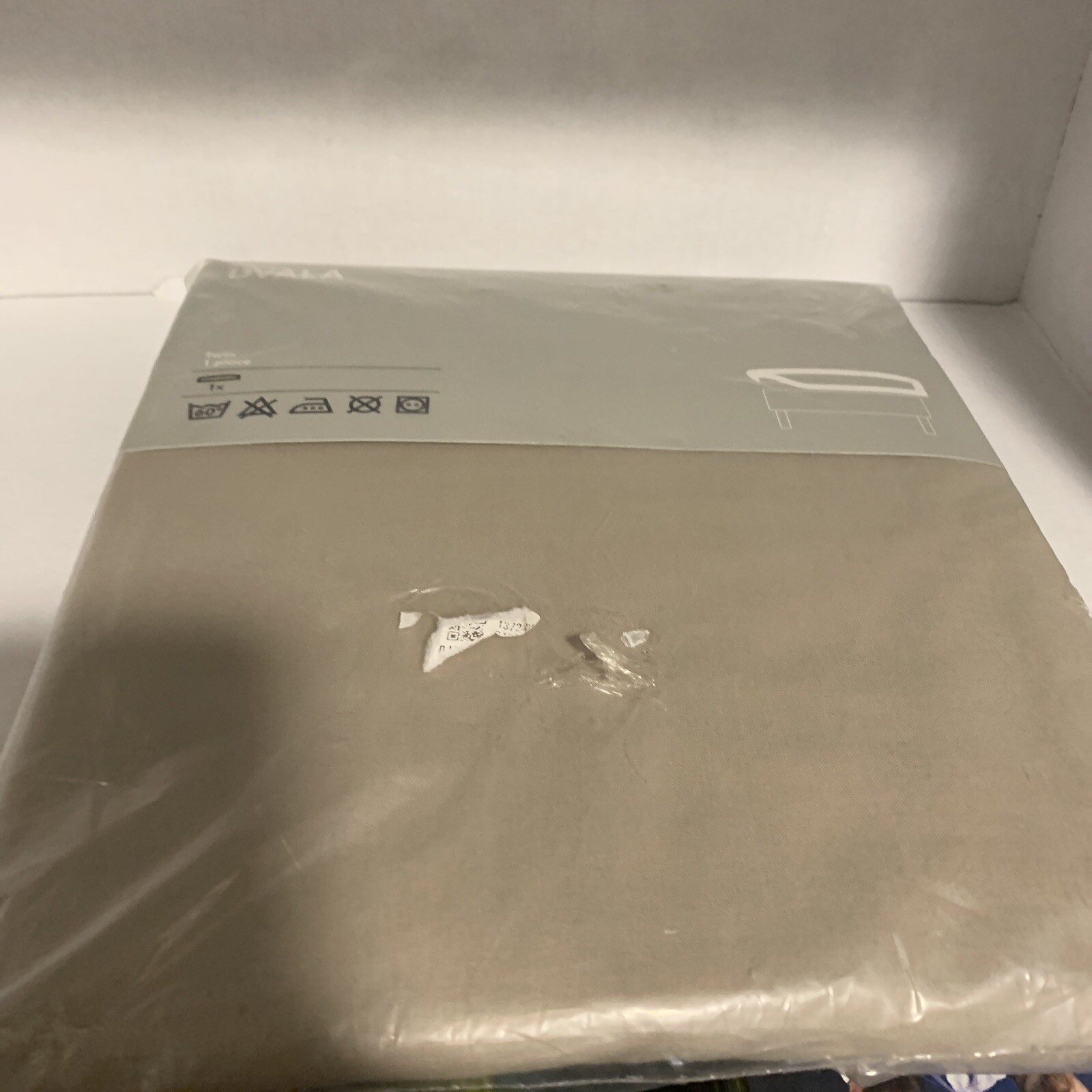 Ikea DVALA Twin Fitted Bed Sheet 100% Cotton Beige - NEW in Package ...