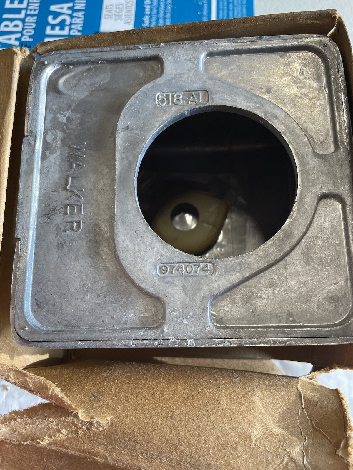 Walker 518AL Cast Aluminum Walkerduct Outlet Fitting Replace For 518 | eBay