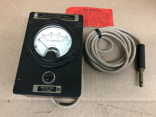VINTAGE WILLIAM PEREZ PLATE CURRENT METERS 587-A | eBay