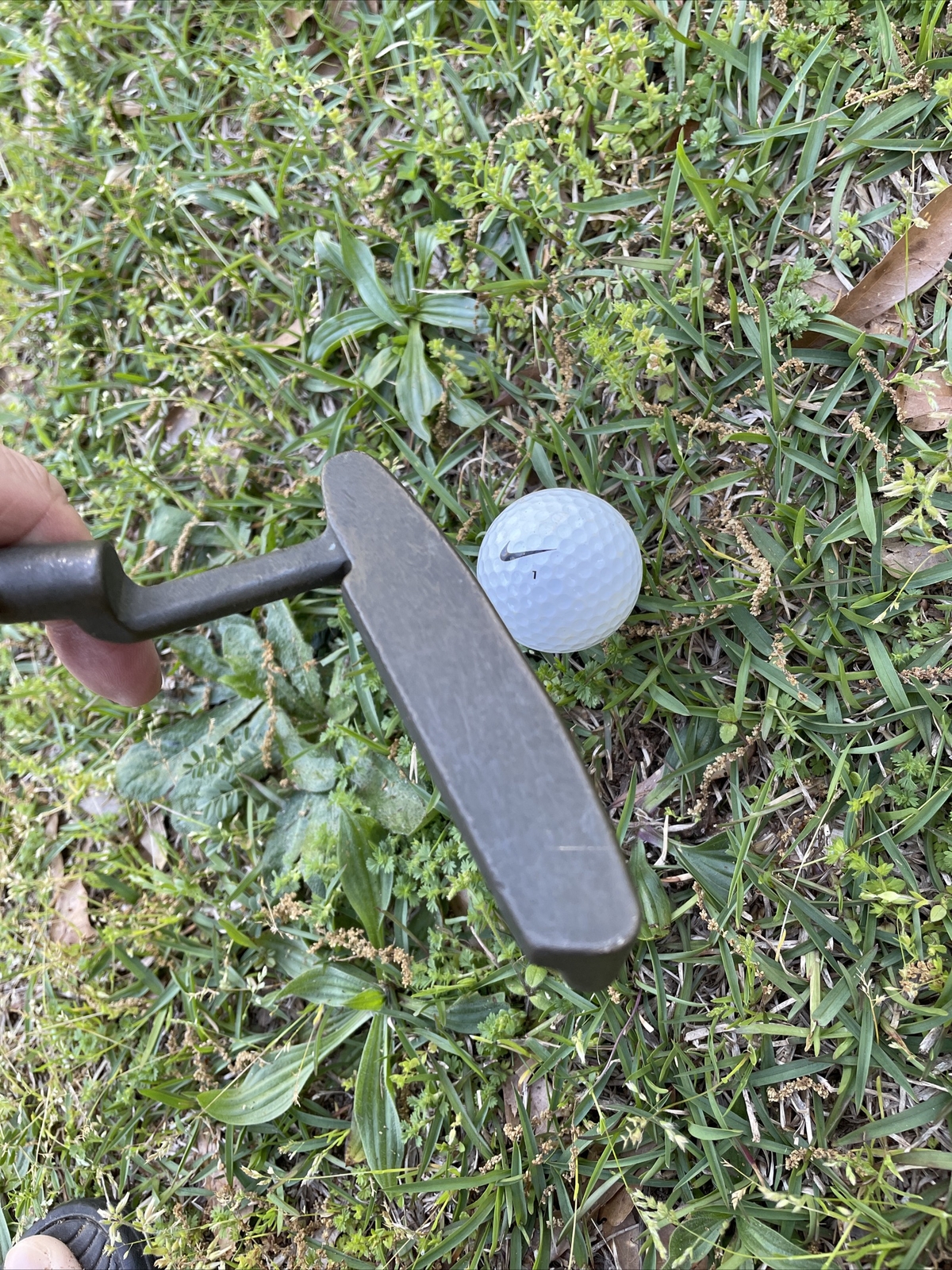 Vintage Original Rare Ping Anser Putter Has Original Ping Grip & patina ...