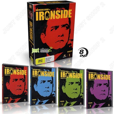 Ironside DVD : TV Series / Season 1 : Brand New 8 Disc Boxset | eBay ...