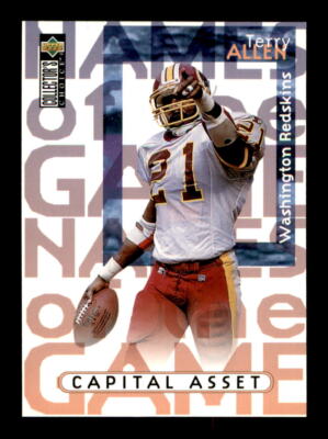 1997 Football Upper Deck Terry Allen Washington Redskins #82 | eBay