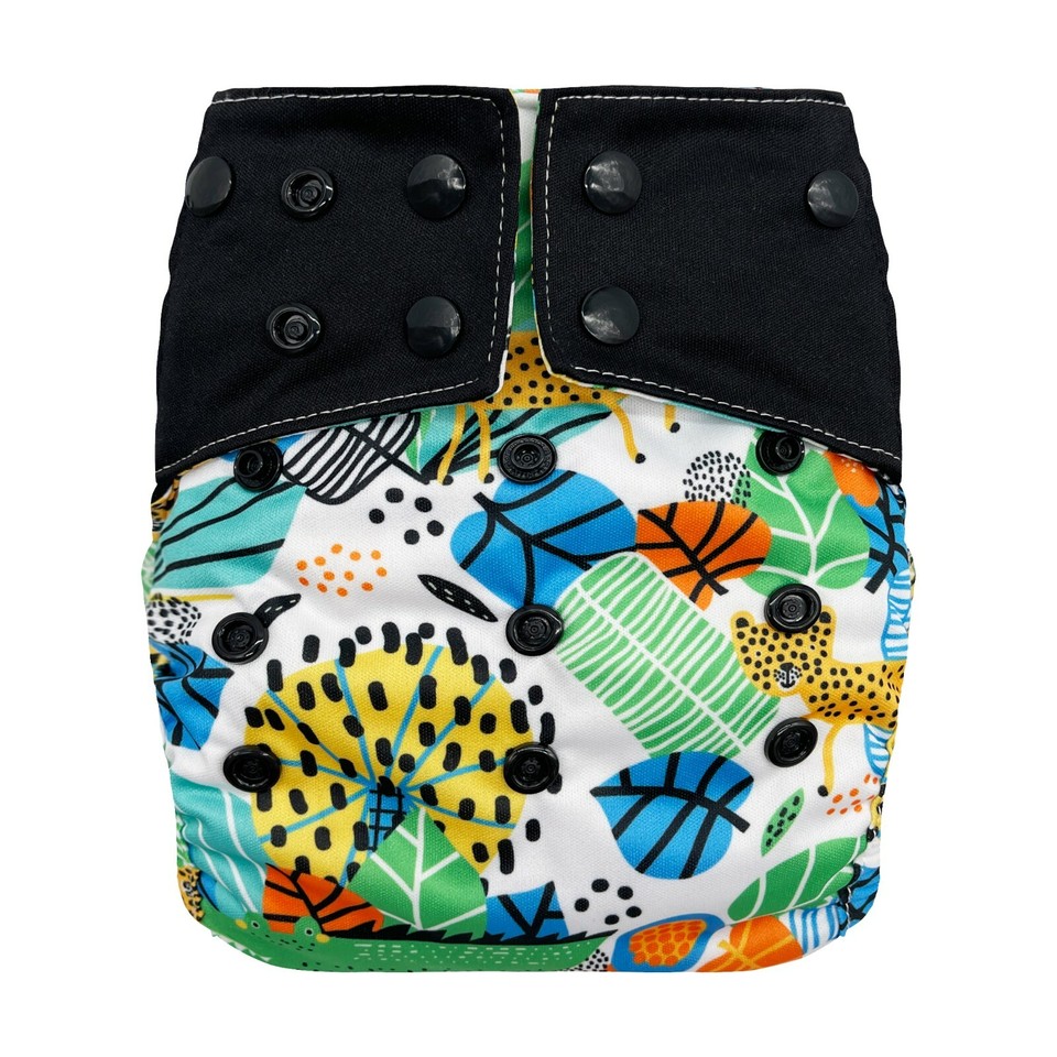 ECOABLE Baby Heavy Duty Waterproof Cloth Diaper Cover with Leg Gussets ...