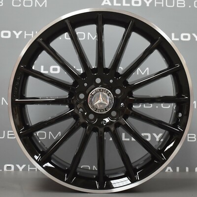 GENUINE MERCEDES-BENZ A CLASS AMG A45 A35 W176 19" INCH BLACK ALLOY ...