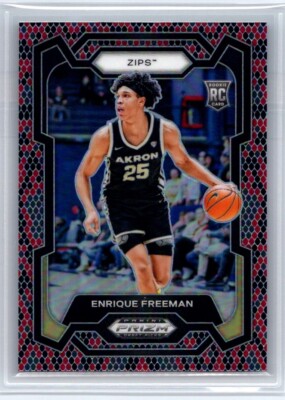 2024-25 Panini Prizm Draft Picks Enrique Freeman Snakeskin Prizm SSP ...