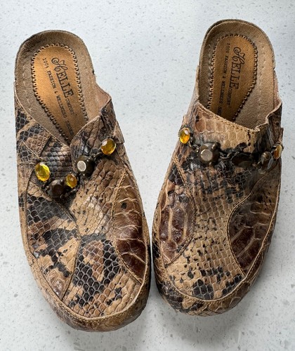 Helle comfort 100% Fashion & Wellness Shoes Crocodile Clog Made In ...