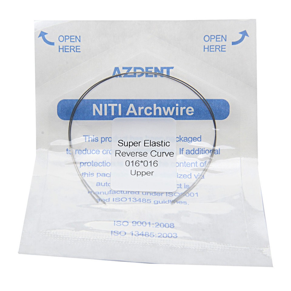 10Pack Dental Reverse Curve NITI Arch Wires Rectangular Normal /True ...