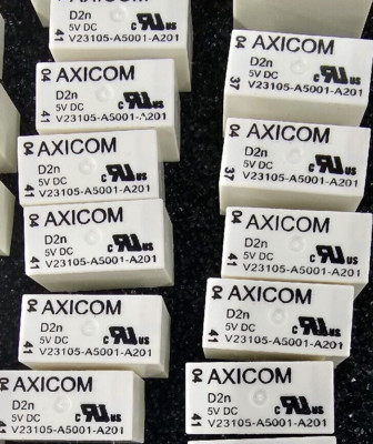 20-QTY AXICON RELAY TELECOM DPDT 3A V23105-A5001-A201 *OBS* FREE ...
