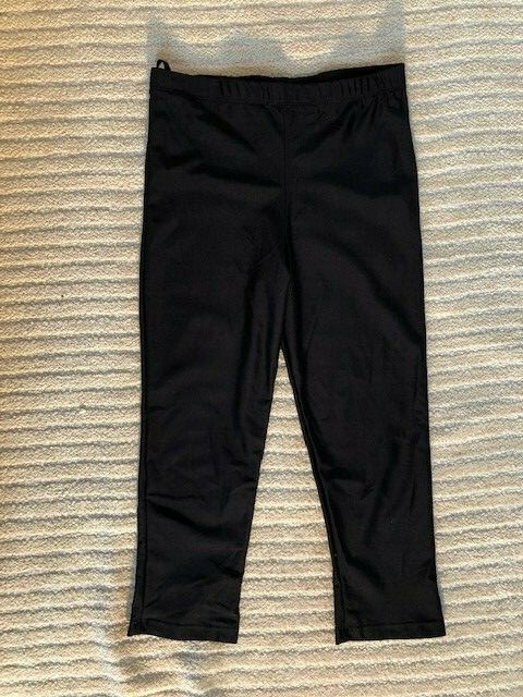 Black Youth Lycra Capris Large Child Revolution Dancewear | eBay