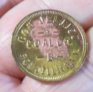 Vintage Coal Mine Scrip Token 10 Cents - Bon Jellico Coal Co - Bon ...