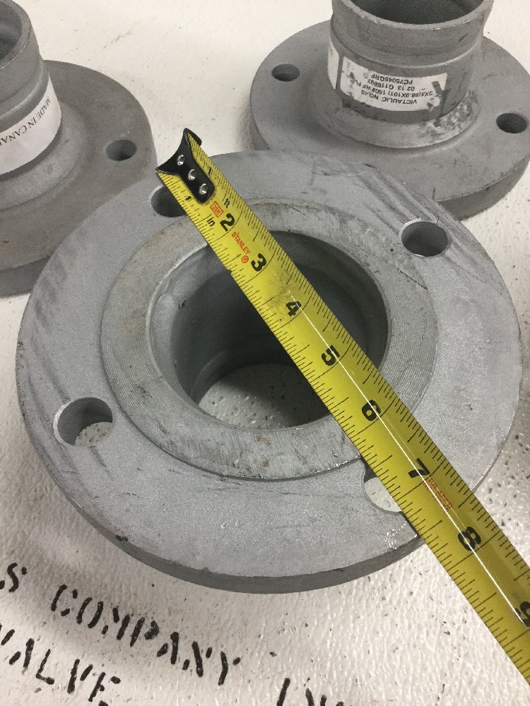 Victaulic Style 45 Flange Adapter 3" Class 150 RF Flange x Grooved End ...